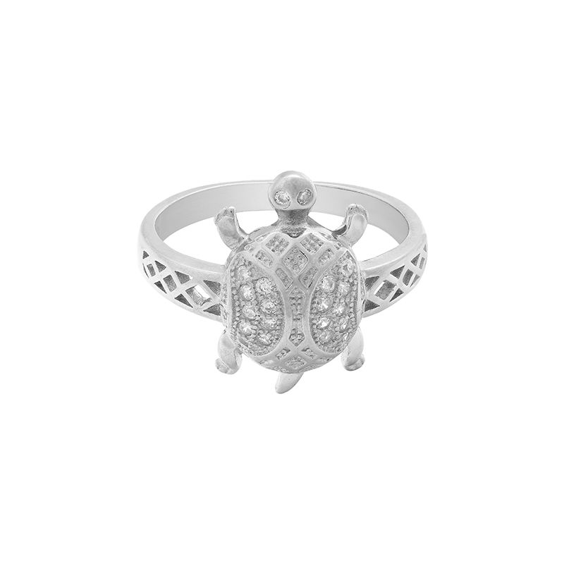 Pure Silver Turtle Ring | Raj Jewels